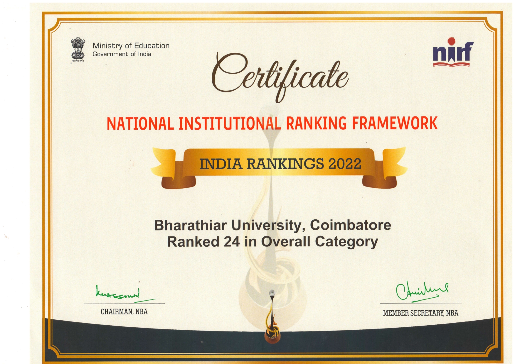 NIRF | Bharathiar University